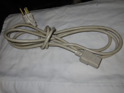 Generic Standard Computer Beige Power Cord / PC Power Cable | eBay