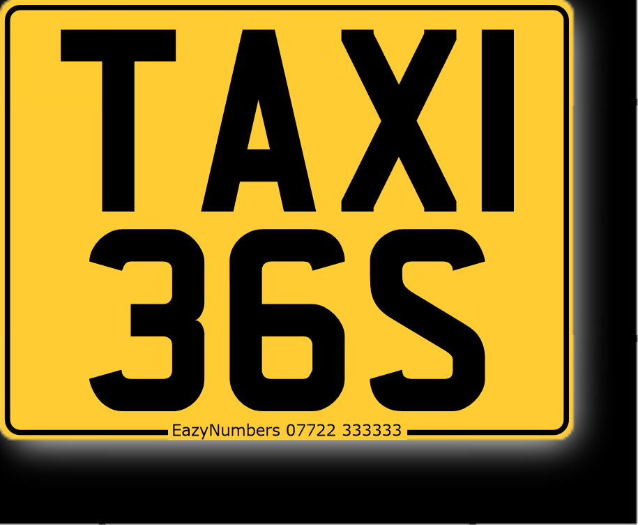 TAXI 365 DAYS PERFECT TAXI NUMBER PLATE CAB CABBIE HACKNEY OFFERS ...