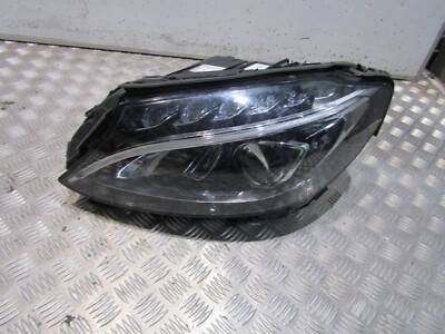 14-18 Mercedes C Class W205 Left N/S LED Headlight Genuine A2059067503 ...