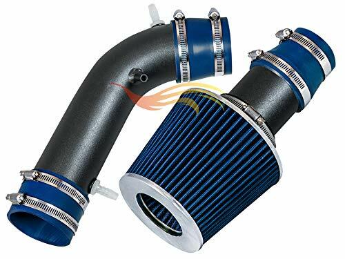 RW SERIES MATTE BLUE PIPE BLACK SHORT RAM INTAKE KIT For 96-98 4Runner ...