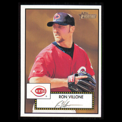 Ron Villone #238 2001 Topps Heritage Cincinnati Reds Baseball Card MLB ...