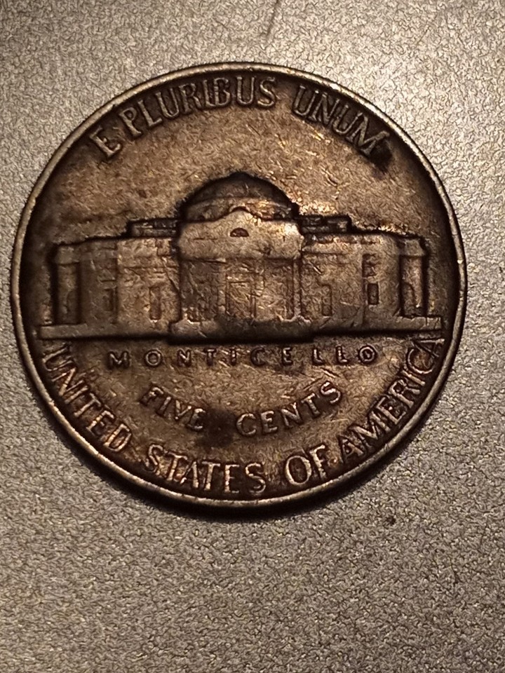 1940 Jefferson Nickel Coin In Great Condition Circulated No Mint Mark ...