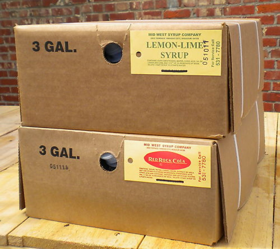 Soda Fountain Syrup - TWO 3 gallon Bag-N-Box Drink / Bar Flavors = your ...