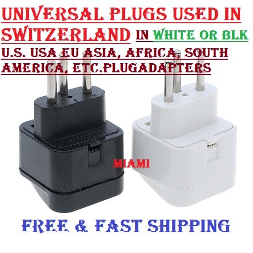 11-PK Switzerland Travel Adapter Plug Type J Swiss Electrical Outlet 3 ...