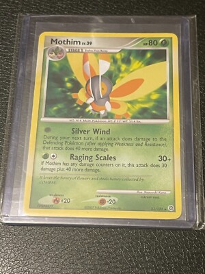 Mothim 33/132 - Non-Holo Rare - Secret Wonders - Pokemon TCG - NM NP ...