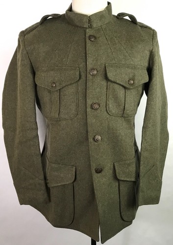WWI US USMC MARINE P1917 WOOL COMBAT FIELD TUNIC- SIZE LARGE 44R | eBay
