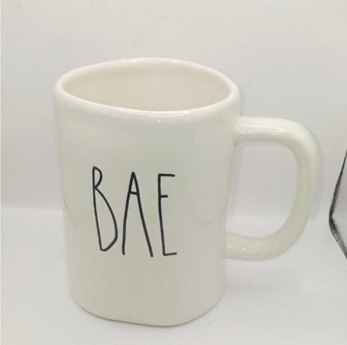 Rae Dunn Artisan Collection by Magenta "Bae" Mug, white with black ...