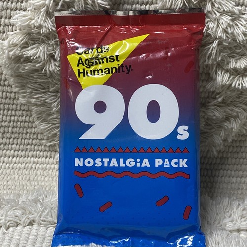 Cards Against Humanity 90s Nostalgia Red And Blue Pack Expansion Sealed ...