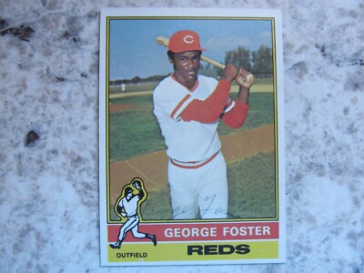 Reds George Foster Signed Autographed 1976 Topps Mint | eBay