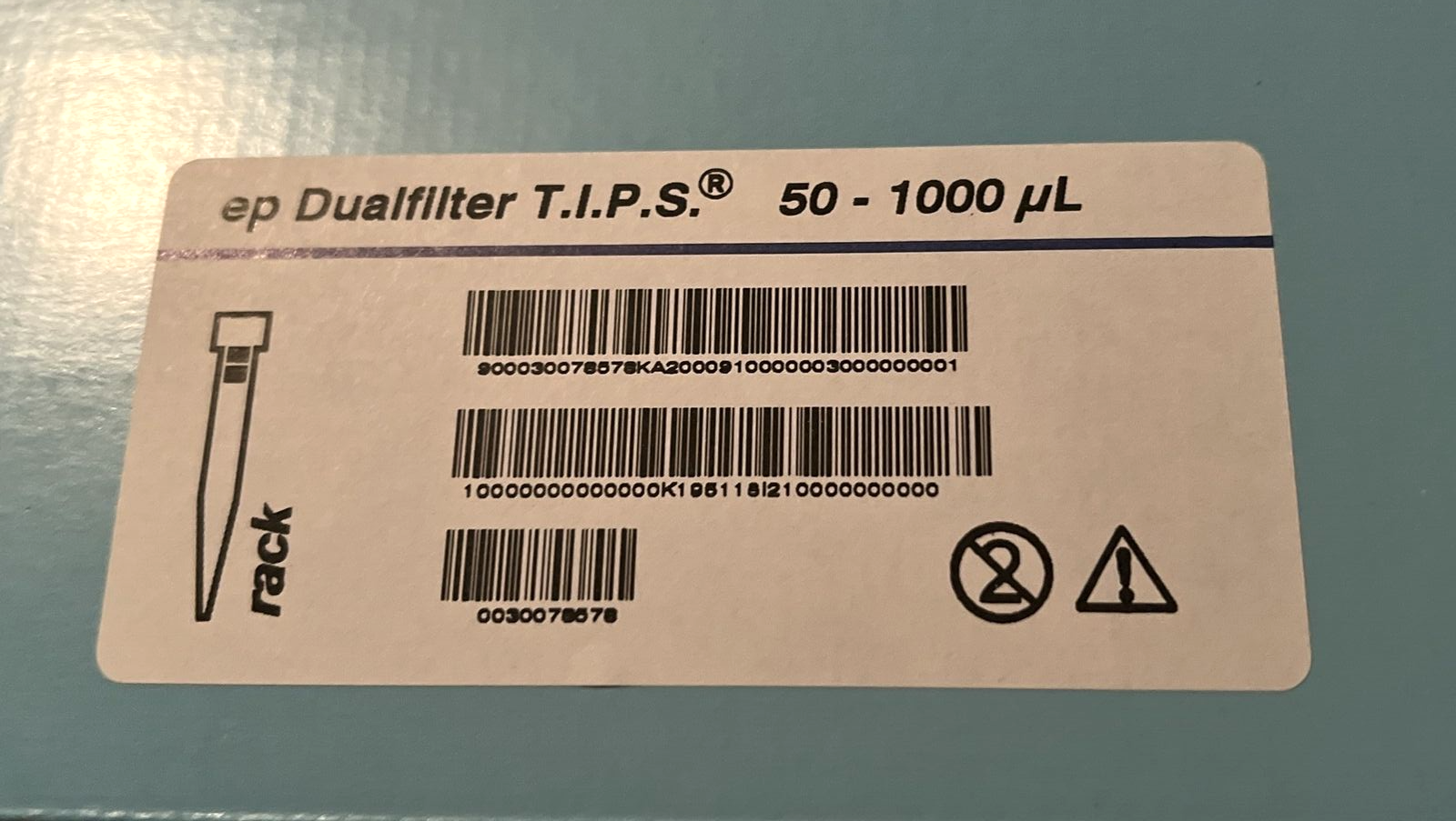 Eppendorf ep Dualfilter T.I.P.S 50 - 1000μL 0030078578 5 Boxes 10 Racks ...