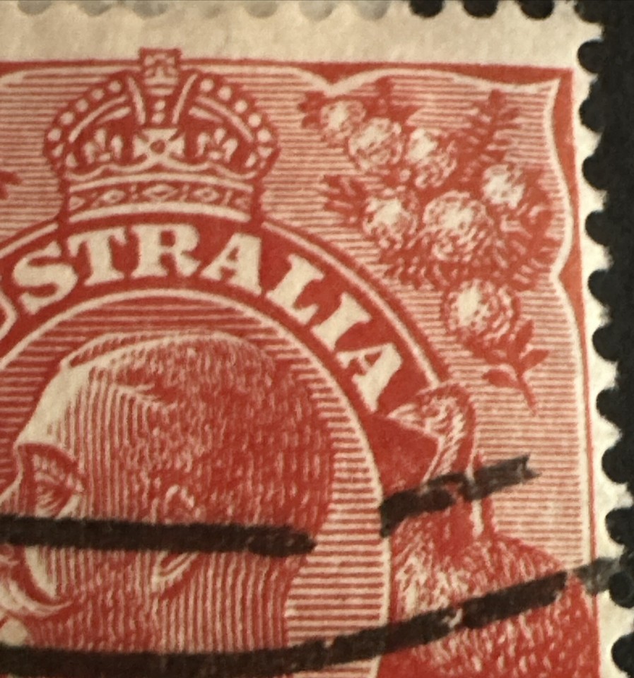 C1920 KGV King George V 2d Red On Paper PS243 | eBay Australia