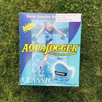 AquaJogger Water Exercise Buoyancy Belt - Adjustable - Blue W/ Box | eBay