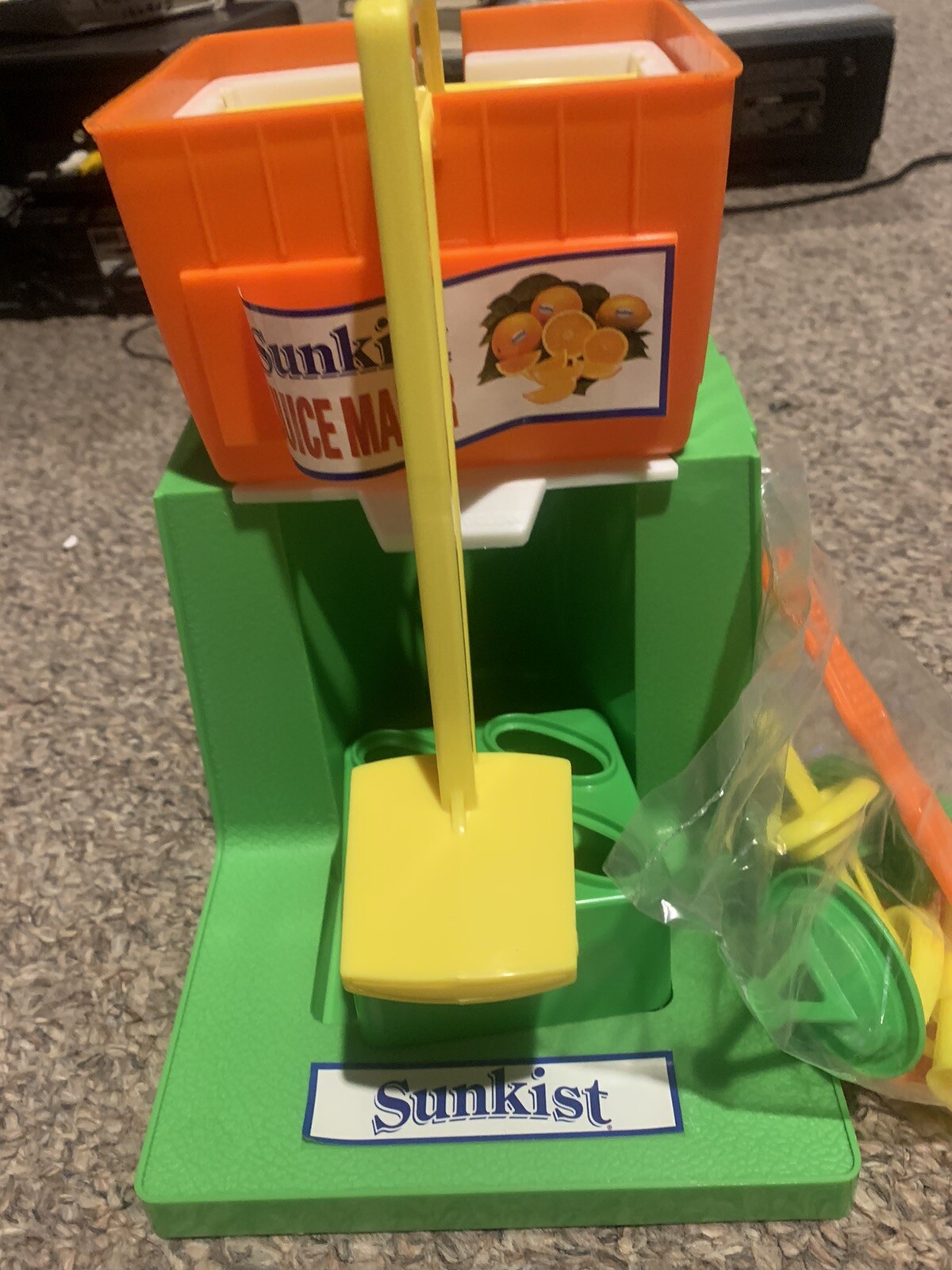 vintage toys 2000 Sunkist Juice maker Orange Juice Lemonade ice pops ...