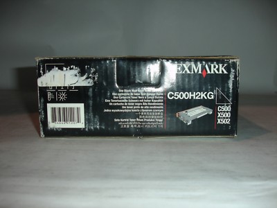 Genuine Lexmark C500H2KG Black High Yield Toner Cartridge | eBay
