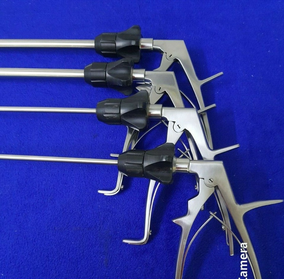 4pc Laparoscopic Single Action Clip Applicator 5mm/10mm Endoscopy ...