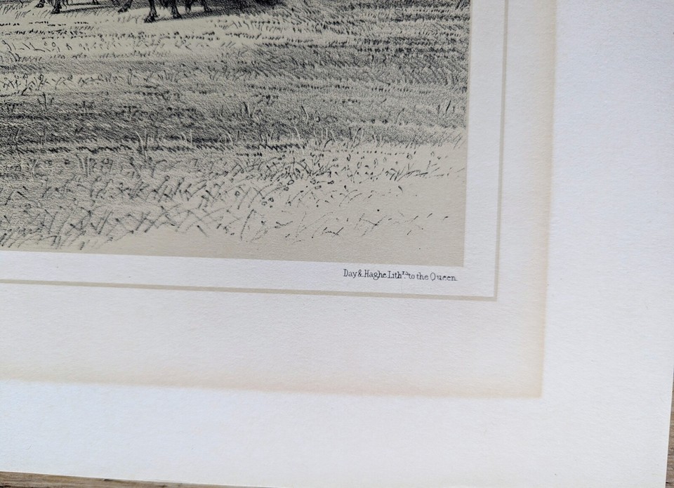 Buffalo Hunt Approaching in a Ravine George Catlin Day & Haghe ...