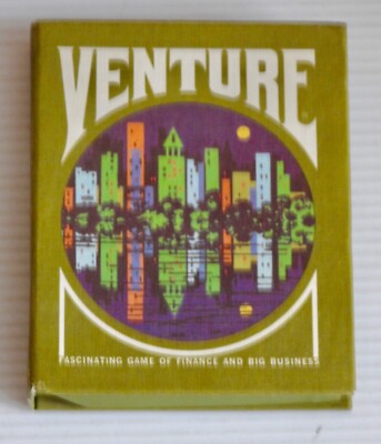 1970 VENTURE Finance Game - SEALED CARDS 3M Gamette Mini-Bookshelf ...