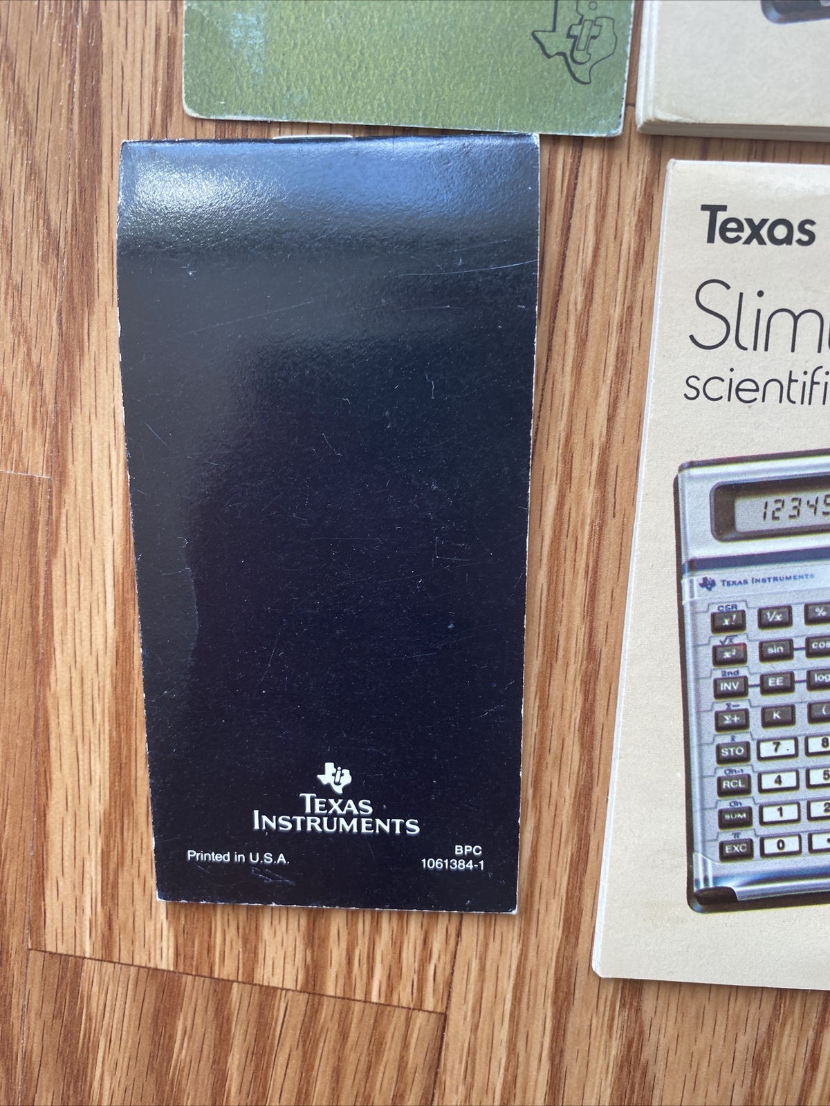 LOT TI 35 2 Plus Calculator VTG Guidebook Manual Slimline Scientific ...