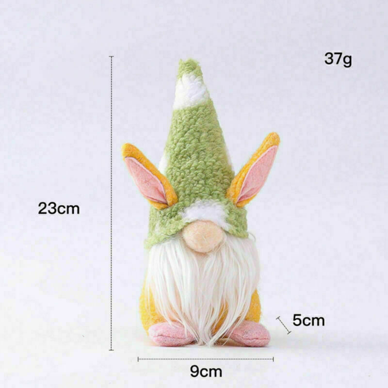 Cartoon Easter Bunny Elf Dwarf Doll Handmade Spring Easter Plush Dolls ...