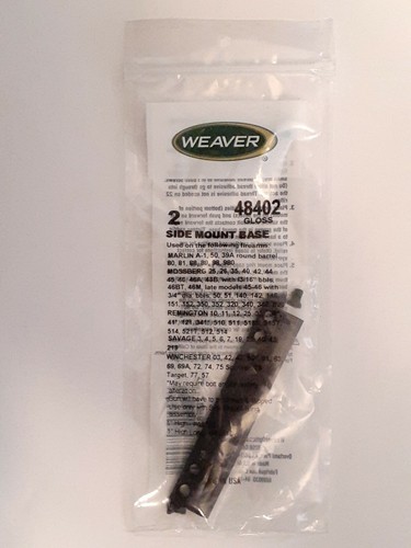 Weaver Mounts 48402 Side Mount Base 2 Detachable Style Gloss Finish | eBay