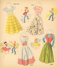 VNTG 1955 PAPER DOLL PARADE 16 PG LASR REPRODUCTIN~Org SZ UNCT FREE SH ...