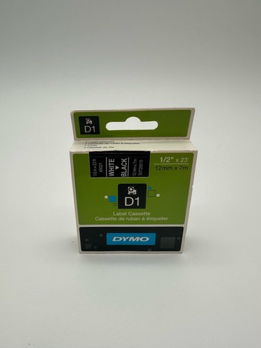 Dymo D1 Electronic Tape Cartridge, Label Cassette - DYM45021- OPEN BOX ...
