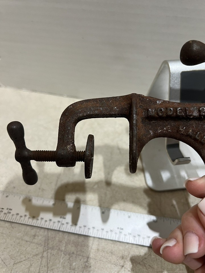 Vintage Perfection Nut Cracker Clamp-on Model 28 Branford Conn | eBay