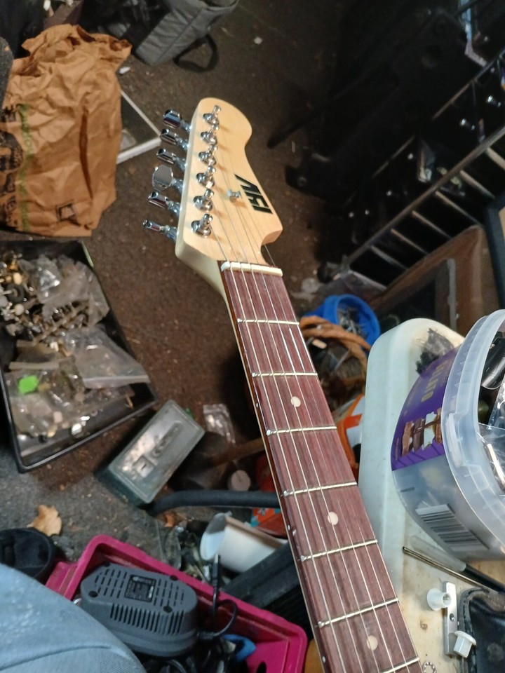 IVY p-90 RED ROCKER TELE guitar- new LUTHIER SET UP w/extras, compare ...