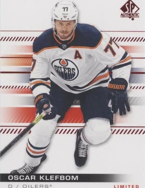 2019-20 SP Authentic - Oscar Klefbom #83 Limited Red for sale online | eBay