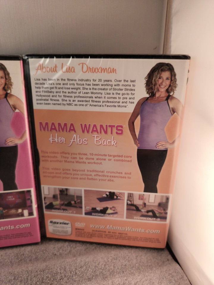 3 LOT OF MAMA WANTS HER BODY BACK DVDS Lisa Druxman NEW SEALED | eBay