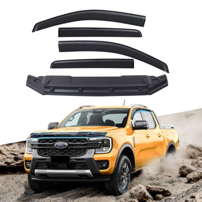 Bonnet Protector Guard Wind Deflectors for Ford Ranger 2023+ T9 ...