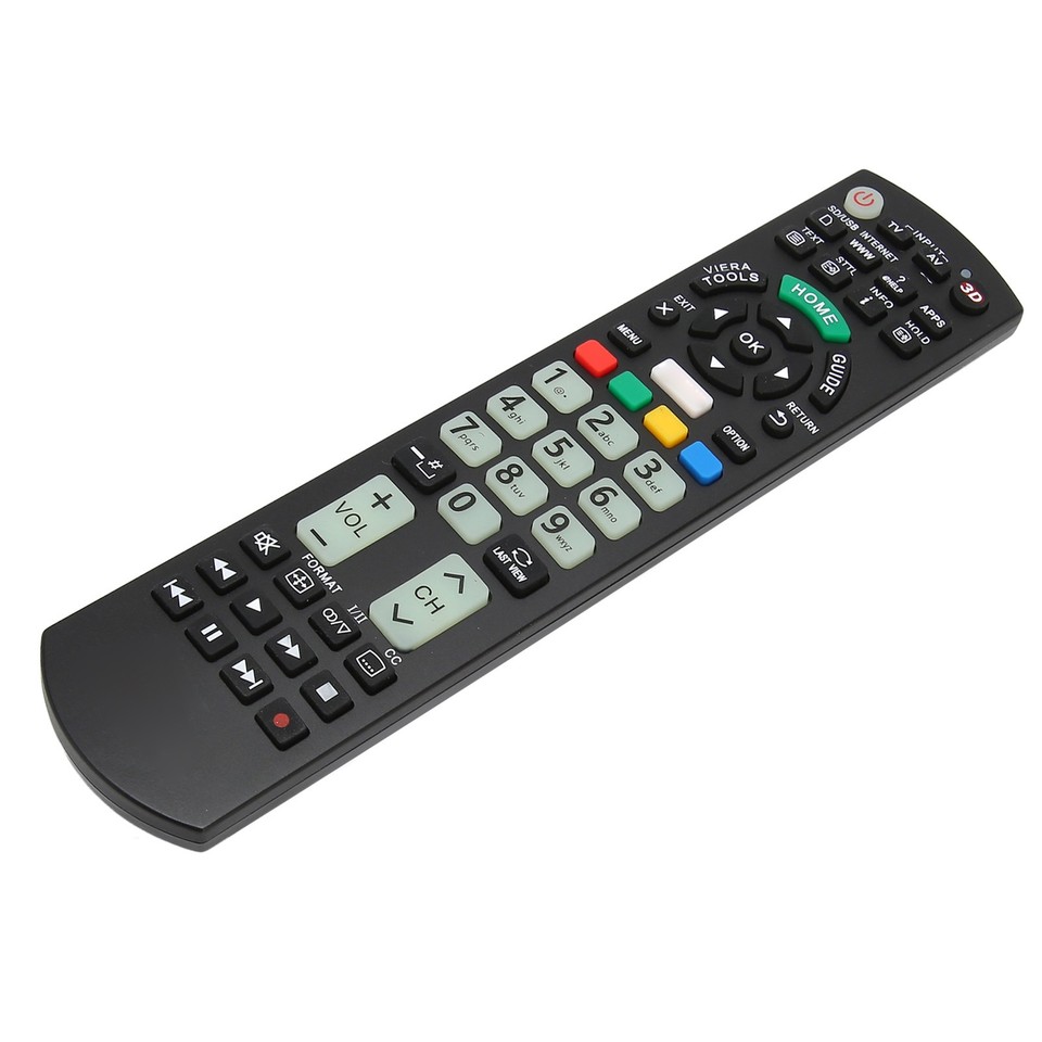 TV Universal Remote Control Ergonomic Soft Buttons Replacement TV ...