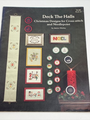 Cross Stitch Originals Deck The Halls Christmas Designs Cross Stitch Pattern | eBay