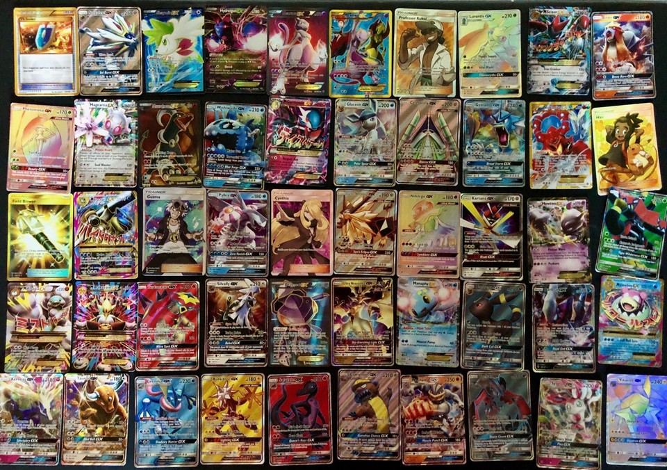 Pokemon Card Lot 100 OFFICIAL TCG Cards + Ultra Rare | VMAX GX EX VSTAR ...