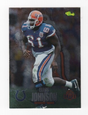 1995 Classic NFL Draft Silver #15 Ellis Johnson Florida Gators Football ...