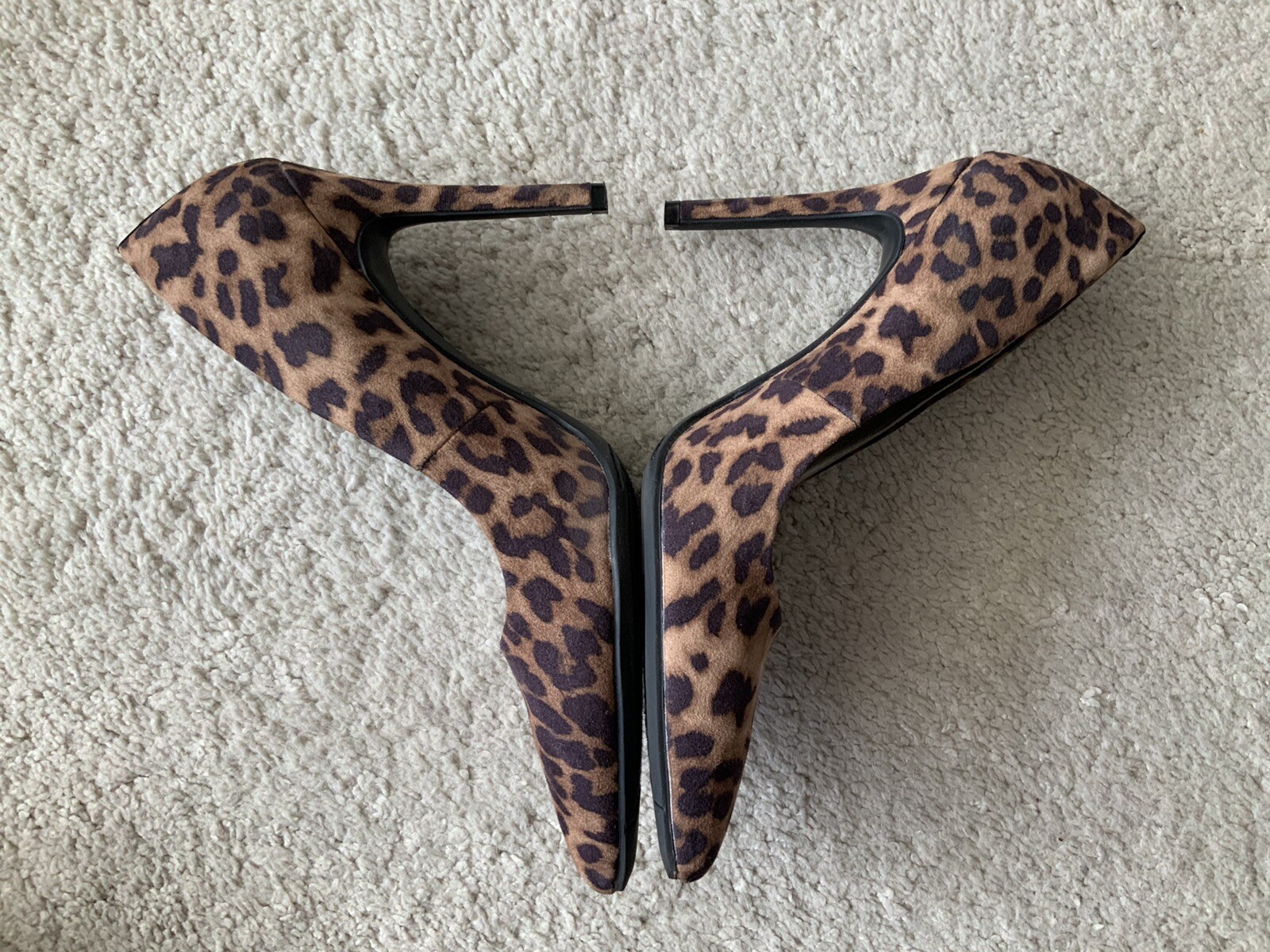 Sam & Libby Dixie Leopard 4 inch Heeled Pumps Size 8 … - Gem