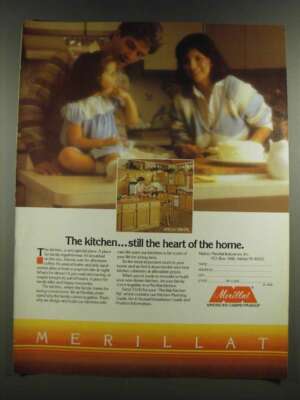 1986 Merillat Cabinets Ad - The Kitchen Still The Heart of the Home | eBay