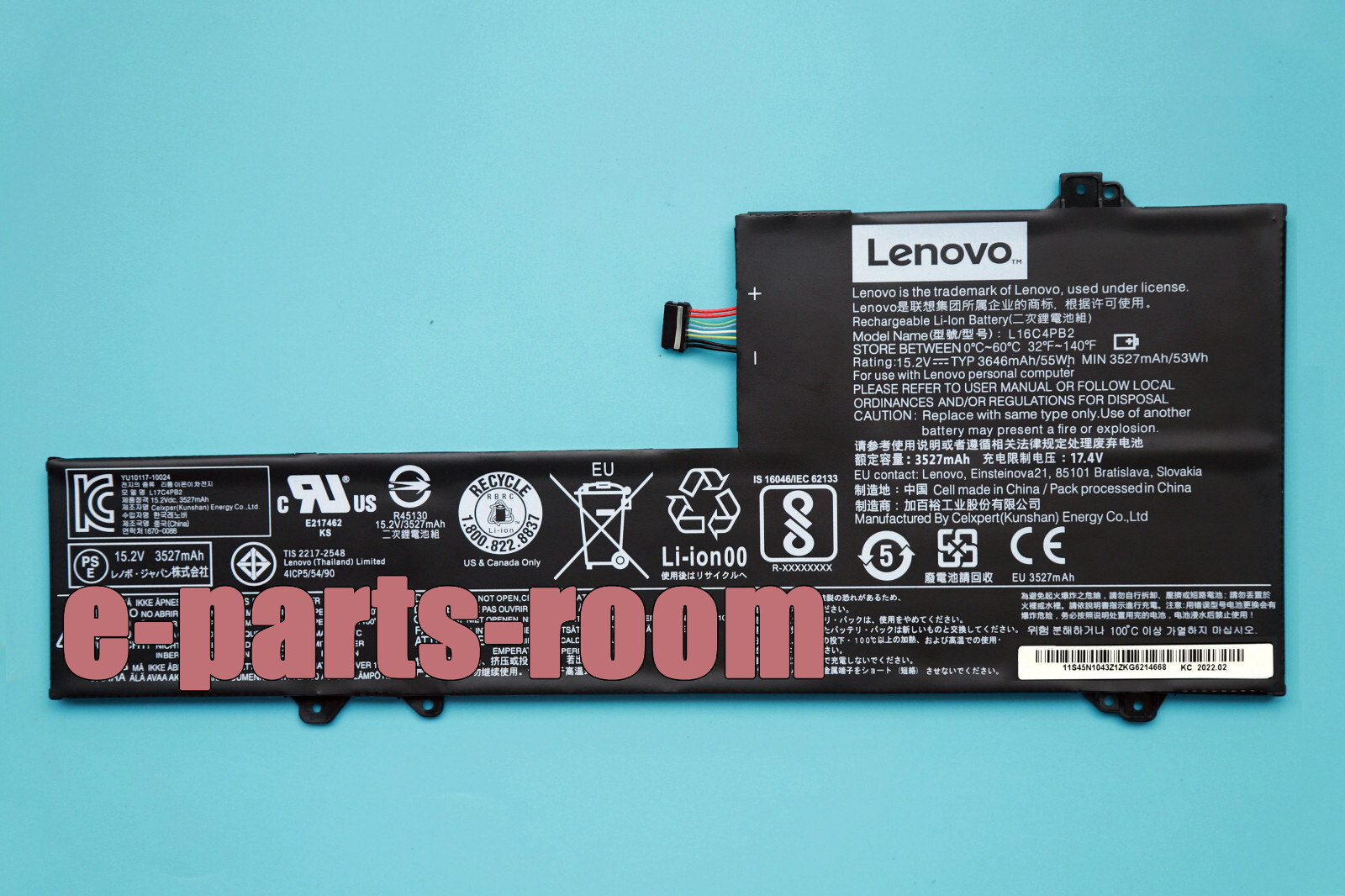 Genuine L16C4PB2 L16M4PB2 Battery for Lenovo IdeaPad 720s-14IKB V720-14 ...