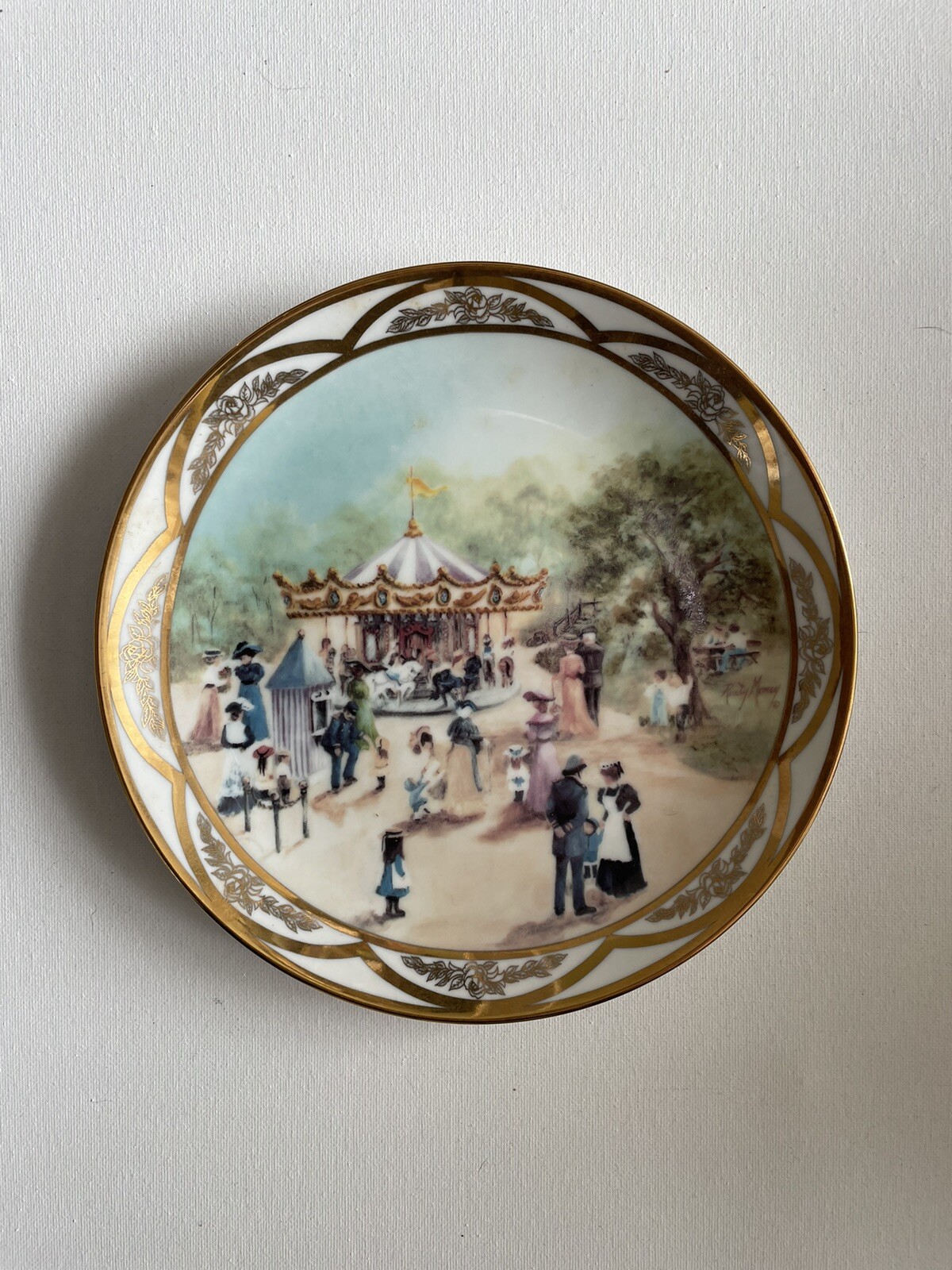 "Childrens Carousel" Plate Rusty Money 2nd Edition Series "Turn of the ...