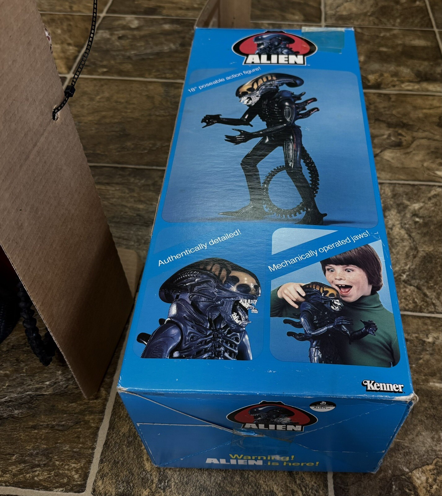 VINTAGE ALIEN KENNER 1979 BIG CHAP XENOMORPH ACTION FIGURE 18” Mint ...