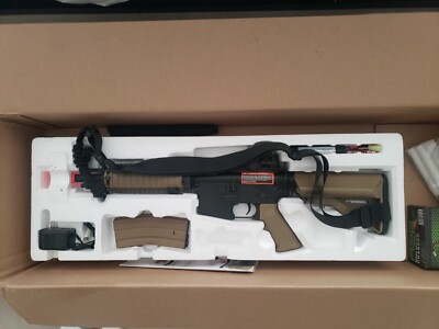 Airsoft Colt M4A1 CQBR Airsoft AEG w/ LiPo Ready Metal Gearbox (Tan ...