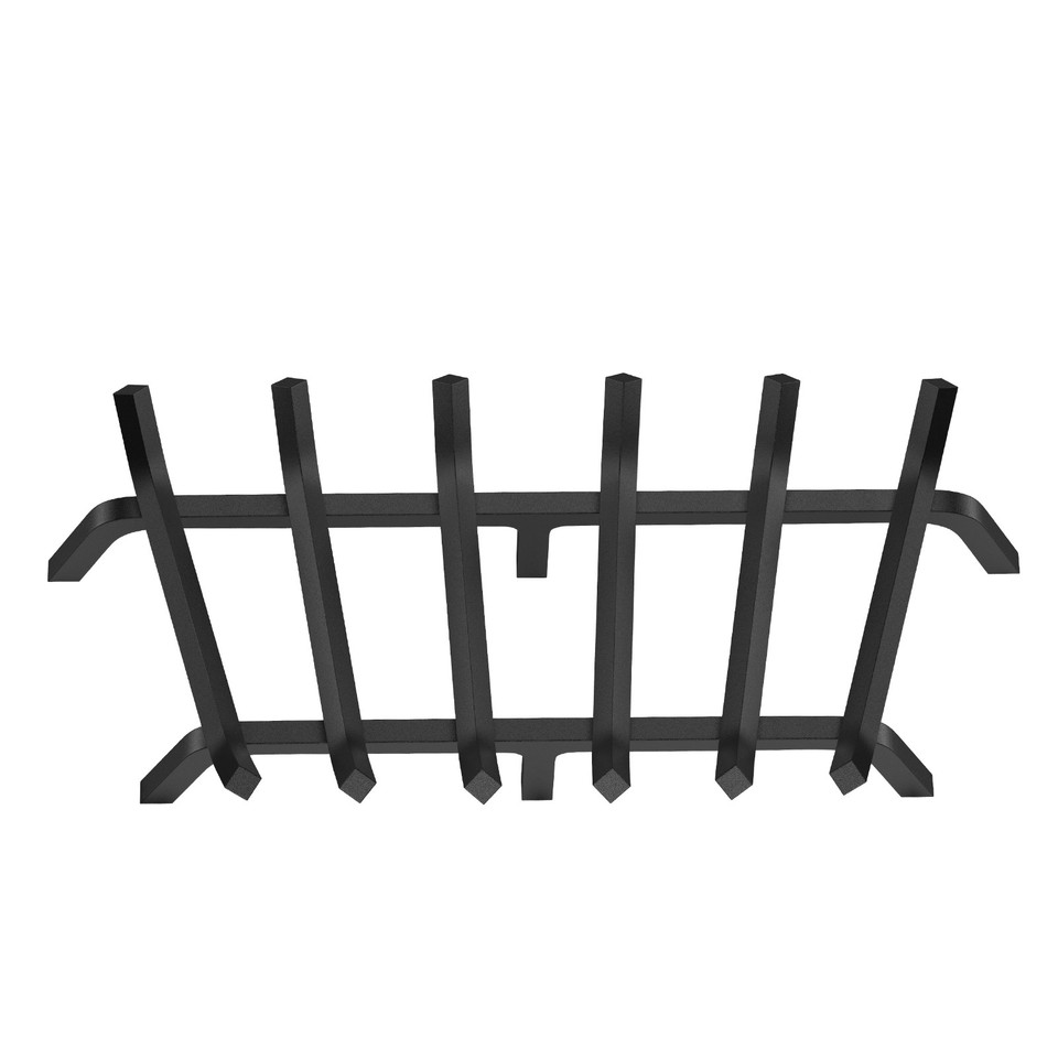 27 inch Fireplace Log Grate Powder-coated Steel wood Burning Rack ...