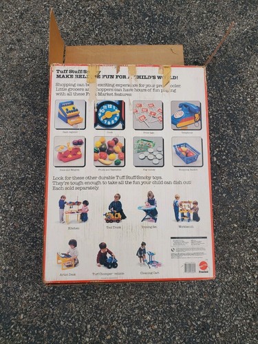 Vintage Mattel Tuff Stuff SMOBY Fruit Market 1986 Play Set | eBay