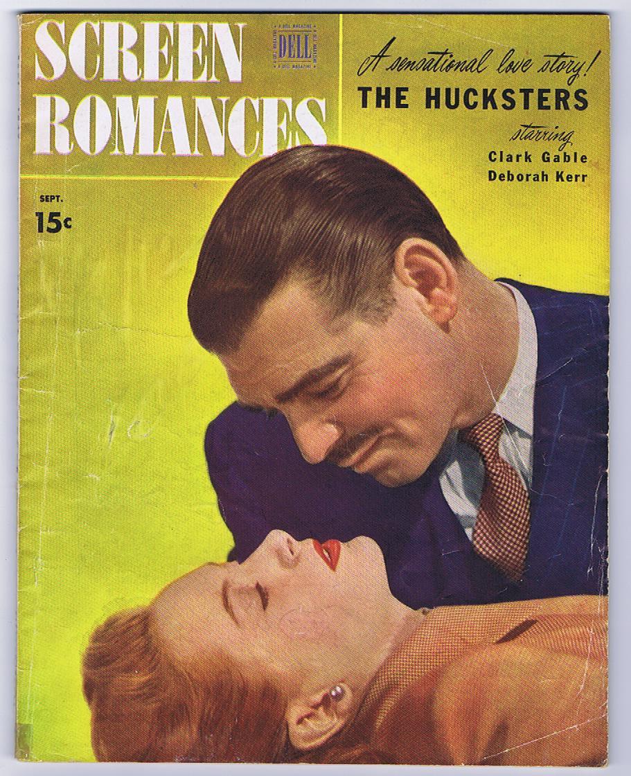 SCREEN ROMANCES Magazine September 1947 CLARK GABLE DEBORAH KERR The ...