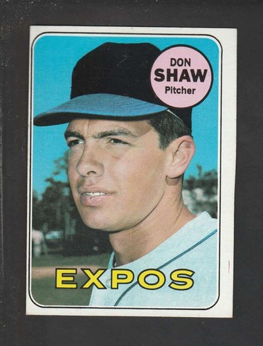 1969 Topps #183 Don Shaw EXMT+ Expos 163201 | eBay