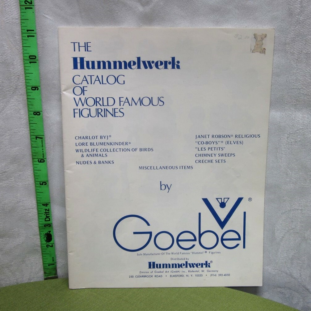 MJ HUMMEL Figurines catalog Goebel & Hummelwerk '70s Germany porcelain ...