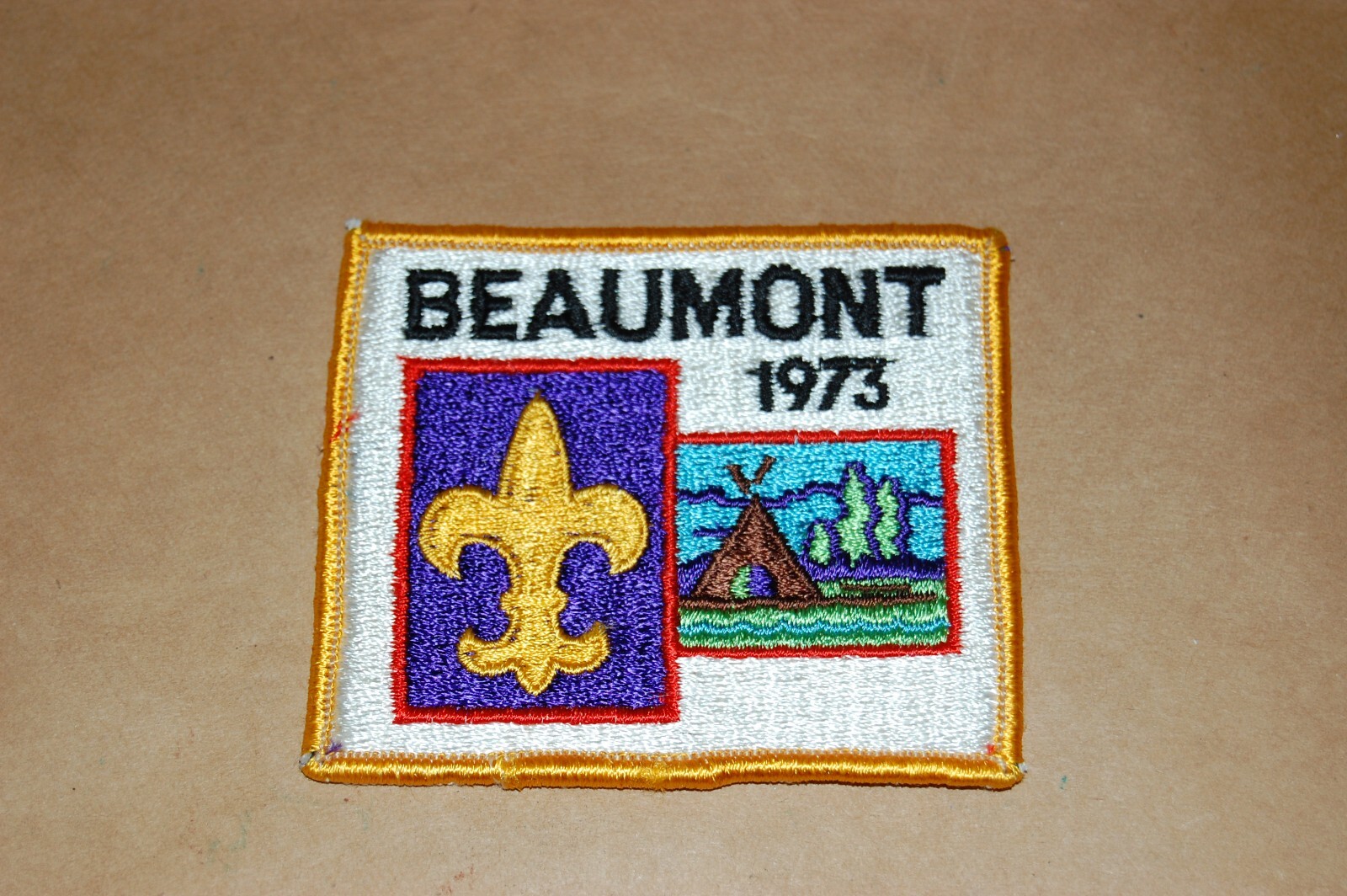 Boy Scouts Of America Patch Beaumont 1973 Greater Cleveland Area BSA | eBay