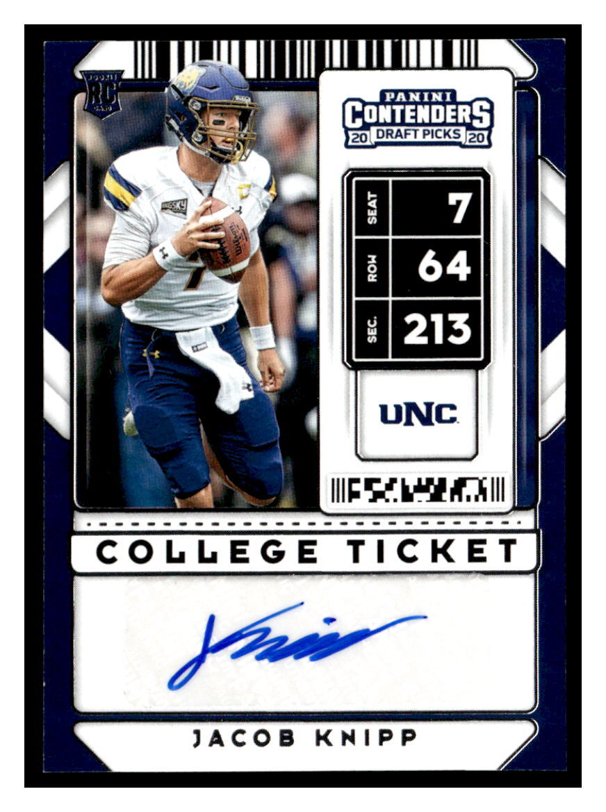 JACOB KNIPP 2020 PANINI CONTENDERS AUTOGRAPH AUTO Donruss | eBay