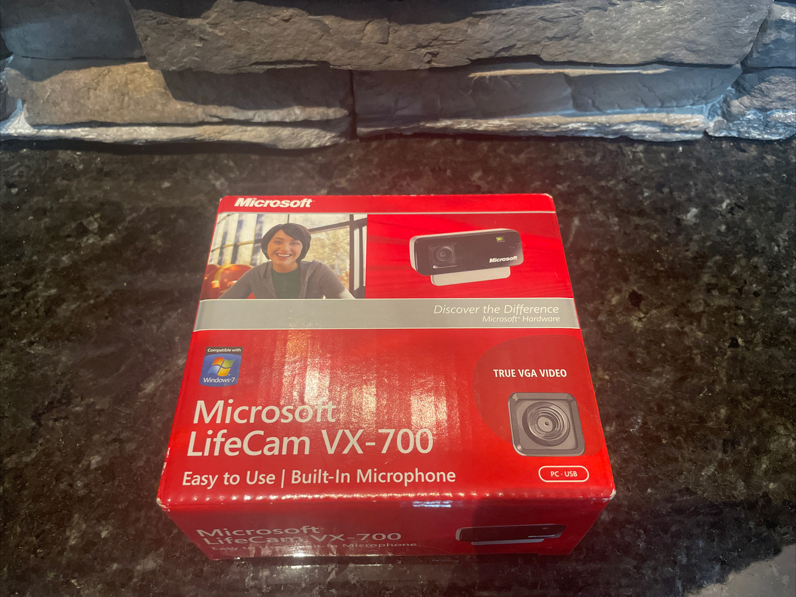 2X MICROSOFT LIFECAM VX-700 BUILT IN MICROPHONE OPEN BOX ITEMS NEVER ...