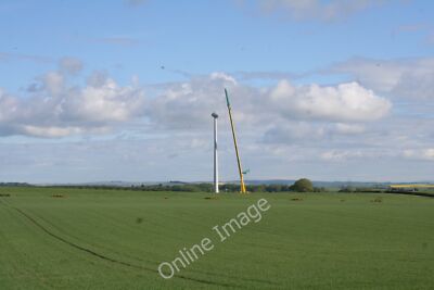 Photo 12x8 Wind Power Udny Green A turbine being built by Tillymaud ...